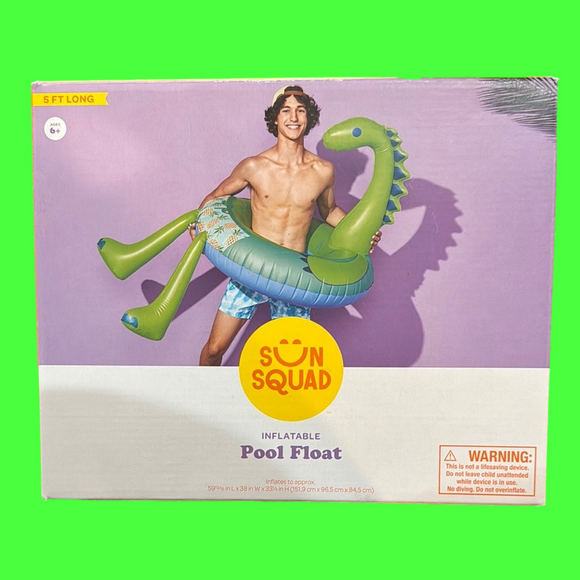 Sun Squad | Other | Sun Squad Green Dinosaur Pool Float | Poshmark